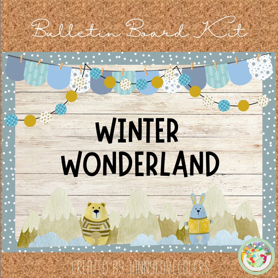 Winter Bulletin Board, Arctic Animals, January Bulletin Board Ideas ...