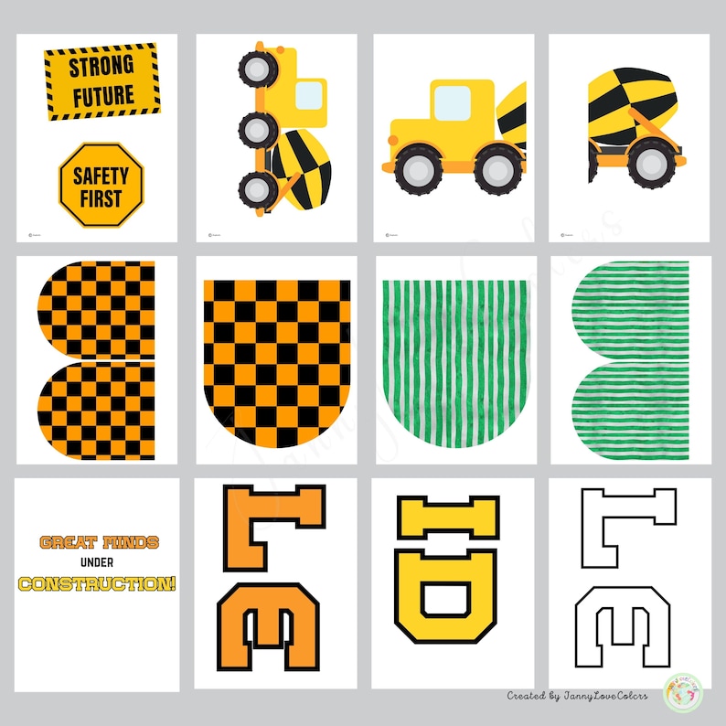 Construction Bulletin Board Kit | Door Decor | Back to School ...
