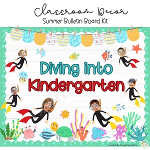 Summer Bulletin Board Kit: Under the Sea Classroom Decor (digital ...