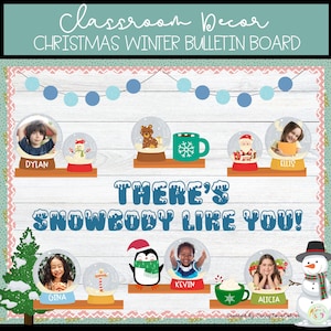 Snow Globe Bulletin Board Christmas Bulletin Board Winter Decor - Etsy