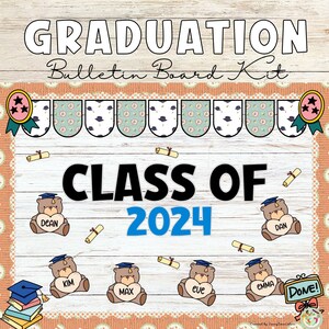 Graduation Bulletin Board Kit | Kindergarten Prek Preschool - Etsy