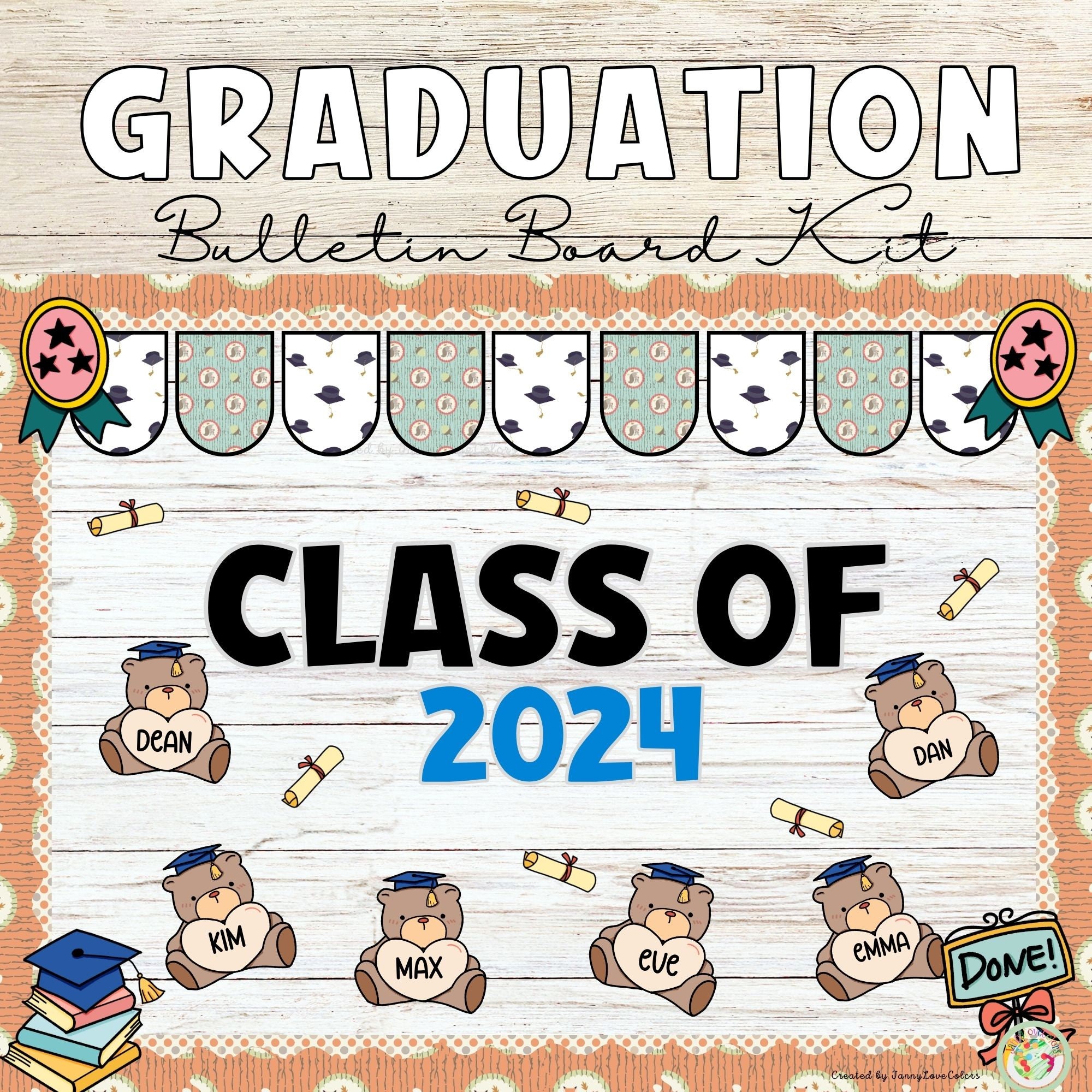 Graduation Bulletin Board Kit | Kindergarten Prek Preschool - Etsy