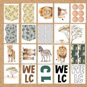 Modern Jungle Back to School | Classroom Decor | Bulletin Board Kit ...
