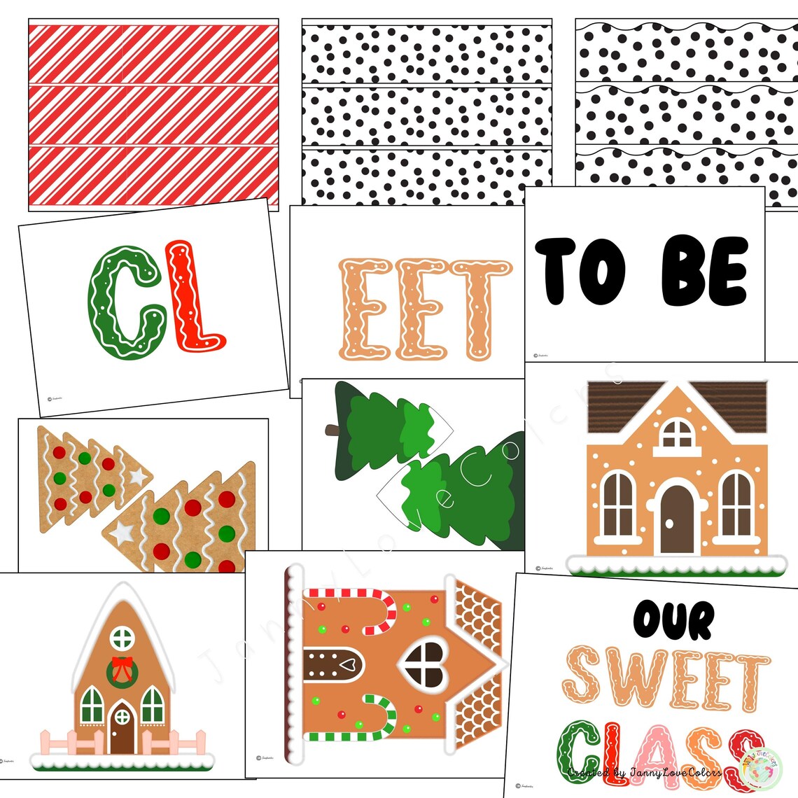 Christmas Bulletin Board Kit | Gingerbread | December Class Decor ...