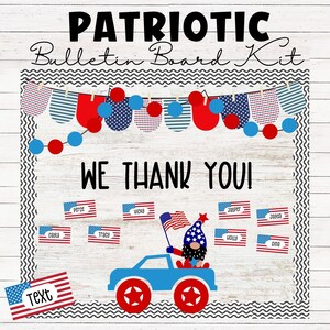 July 4th Gnomes Independence Day Bulletin Board Printable Classroom ...