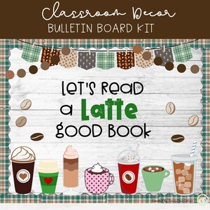 Coffee Lover Classroom Bulletin Board Decor (digital Download) - Etsy