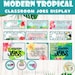 Modern Tropical, Classroom Decor Bundle, Door Decor, Back to School ...