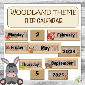 Woodland Animal Theme Classroom Decor Bundle, Printable, Easy Bulletin ...