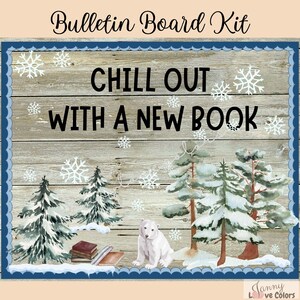 Winter - January Bulletin Board Kit or Door Decoration Polar Bear ...
