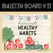 Fall for Healthy Habits Bulletin Board Kit Nurse Health Office ...