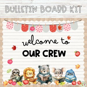 Fall Into Learning Bulletin Board Door Decor Back to School Bulletin ...