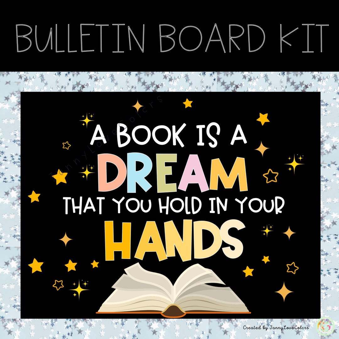 Reading Bulletin Board | Welcome Back to School | Books Bulletin Board ...