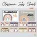 Boho Rainbow Classroom Decor Bundle: Editable, Calm, Cheerful - Etsy