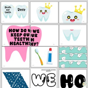 Teeth Healthy Bulletin Board Kit | Nurse Healthy Habits | Dental Care ...