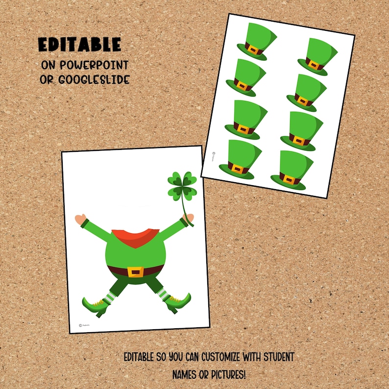 St. Patrick's Day Classroom Bulletin Board Kit (digital Download) - Etsy