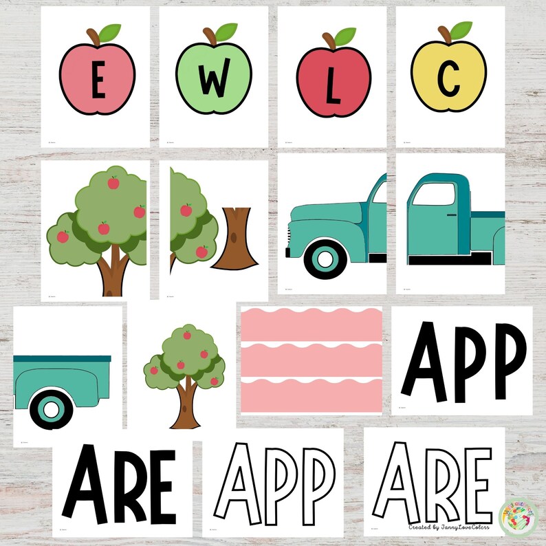Apple Back to School Bulletin Board Kit: Classroom Door Decor (PDF ...