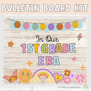 In Our Learning Era Grade Bulletin Board Kit Classroom Decor Door Decor ...