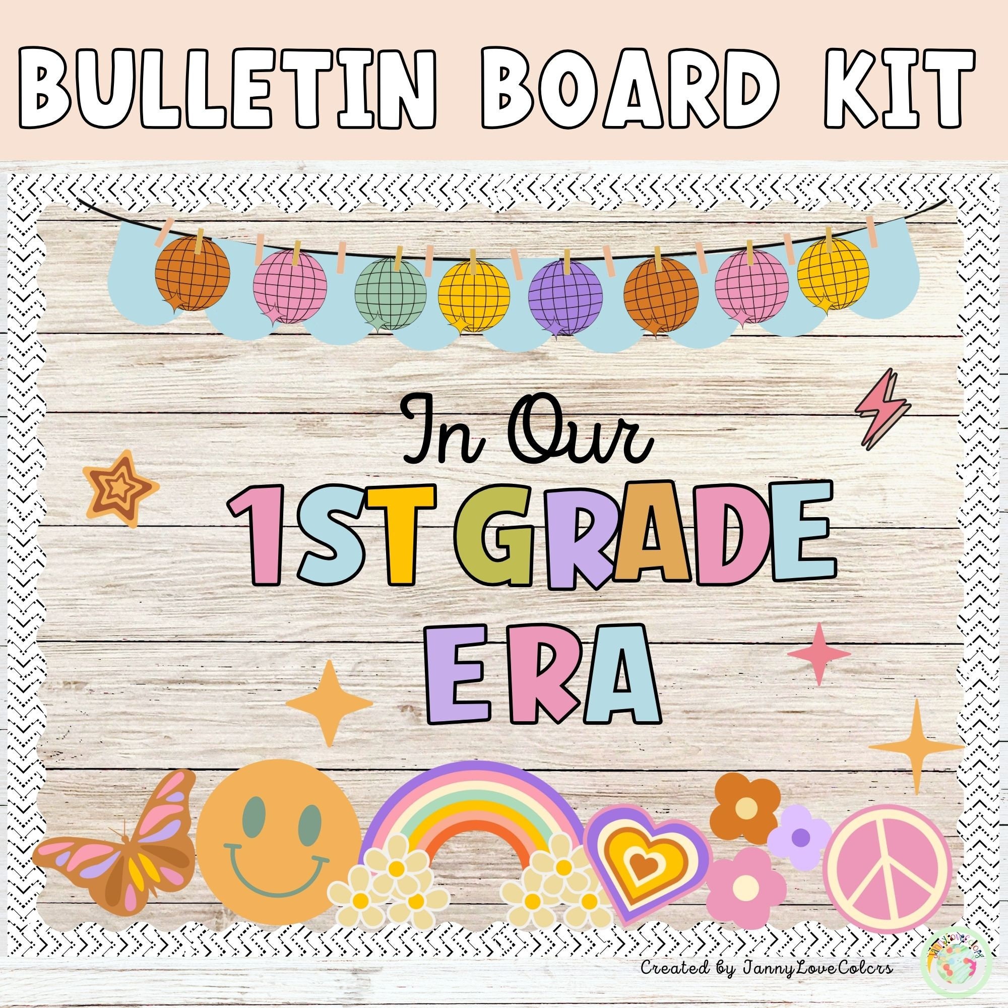 In Our Learning Era Grade Bulletin Board Kit - Etsy