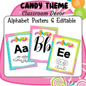 Candy Theme - Classroom Decor Bundle | Back to School Classroom ...