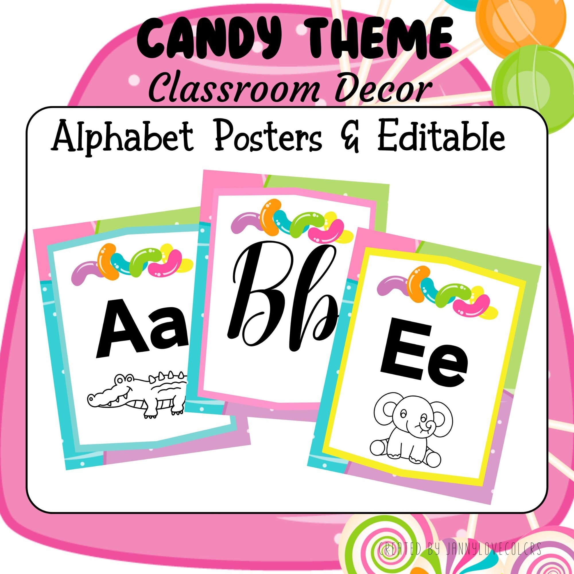 Candy Theme - Classroom Decor Bundle | Back to School Classroom ...