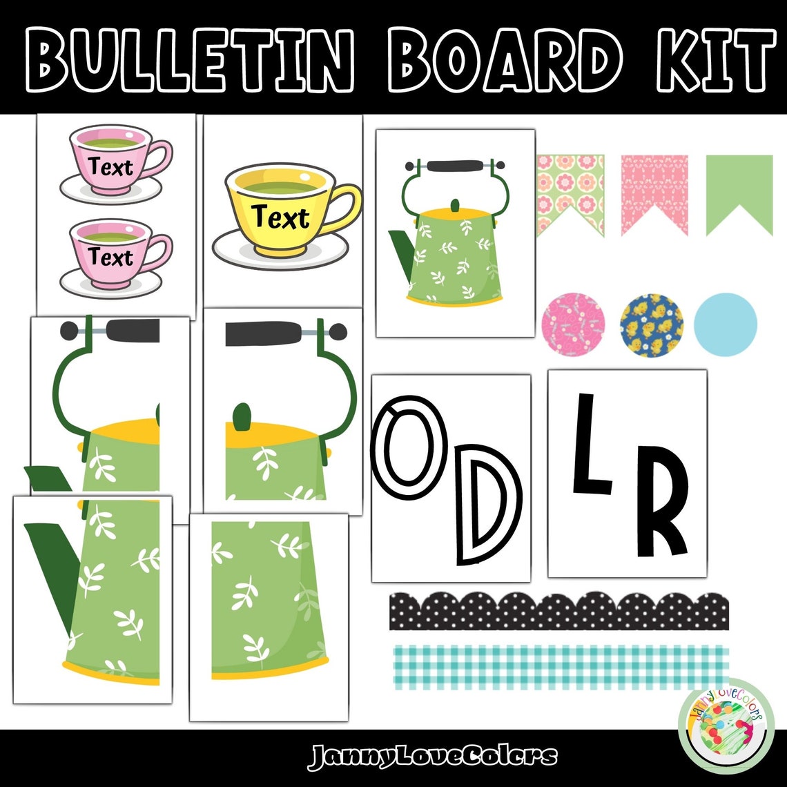 Mother's Day Tea Bulletin Board Decor: Editable Classroom Decoration ...