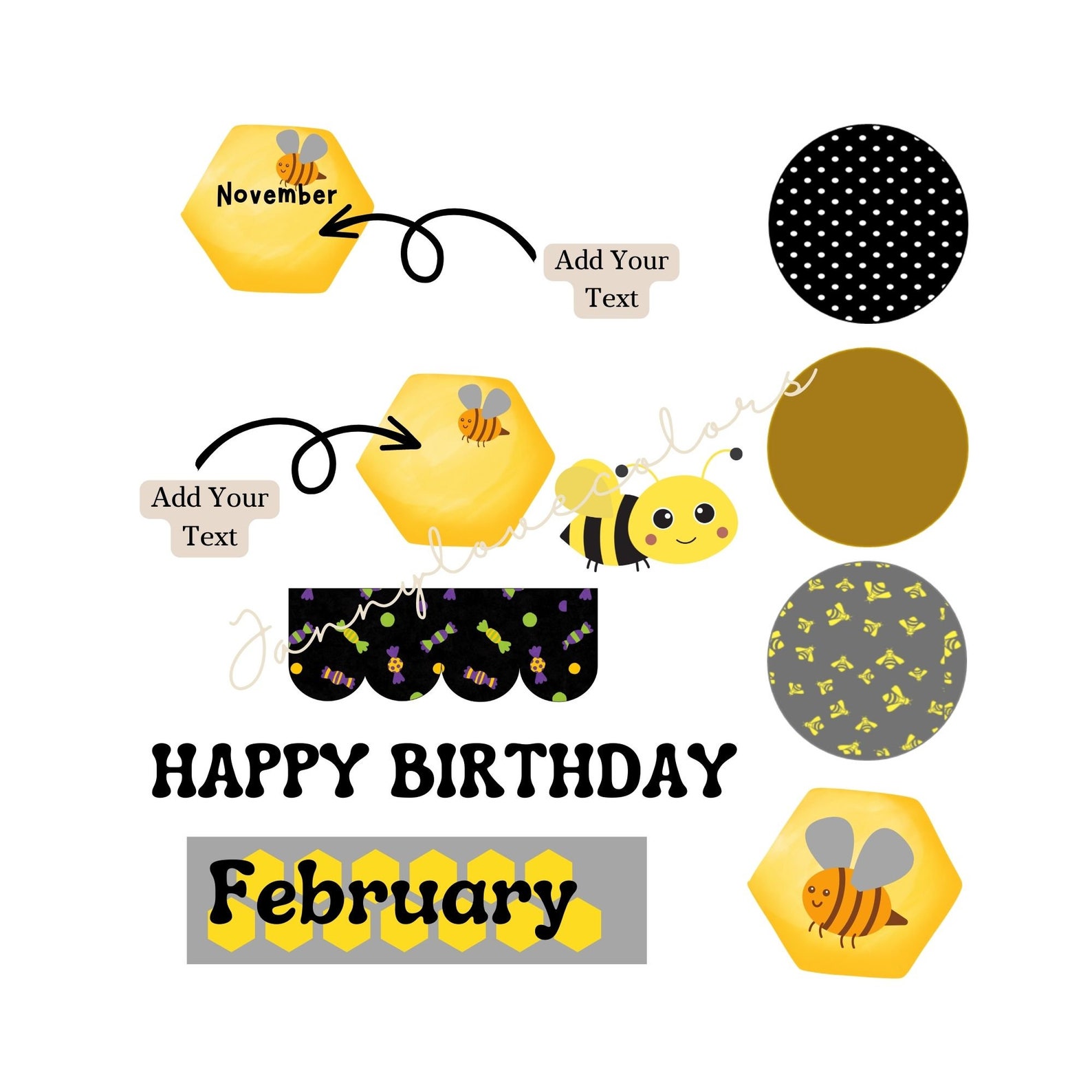 Bee Birthday Display Bulletin Board Bee Classroom Theme - Etsy