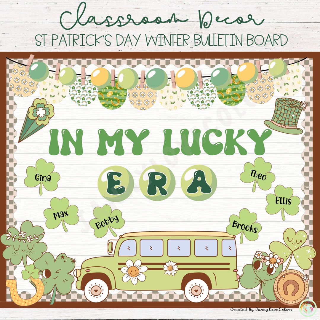 St Patrick’s Day Bulletin Board | in My Era Bulletin Board | Friendship ...