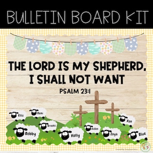 Sheep Bulletin Board | Farm Bulletin Board | Christian Bulletin Board ...