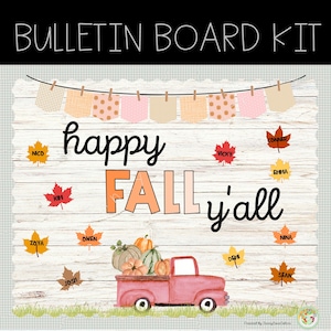 Fall Classroom Bulletin Board Kit: Autumn Decor (digital Download) - Etsy