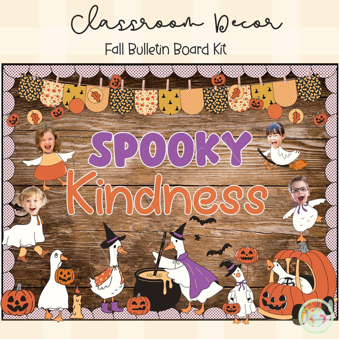 Silly Goose Witch Halloween Bulletin Board Kit: Classroom Decor (PDF ...