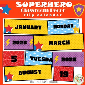 Superhero Classroom Decor Bundle: Editable Back to School Theme - Etsy