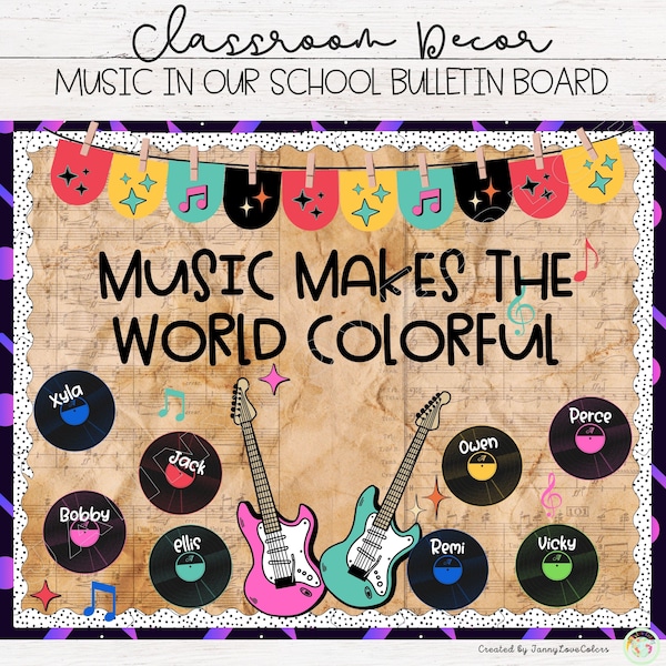 Music Bulletin Boards - Etsy