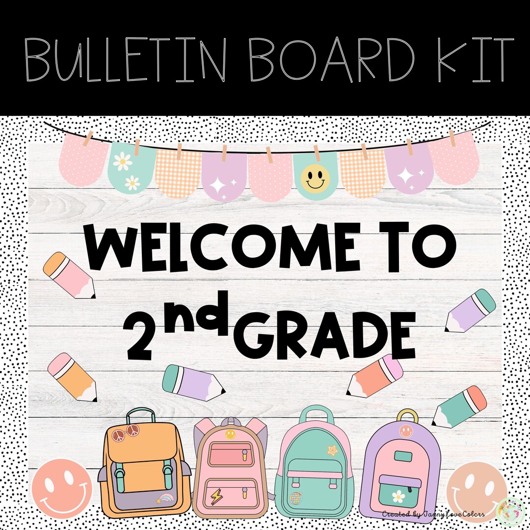 Welcome Back to School Bulletin Board | Welcome to Our Class | Pastel ...