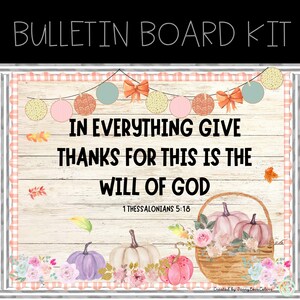 Fall Christian Bulletin Boards Fall Bible Verses Decor - Etsy