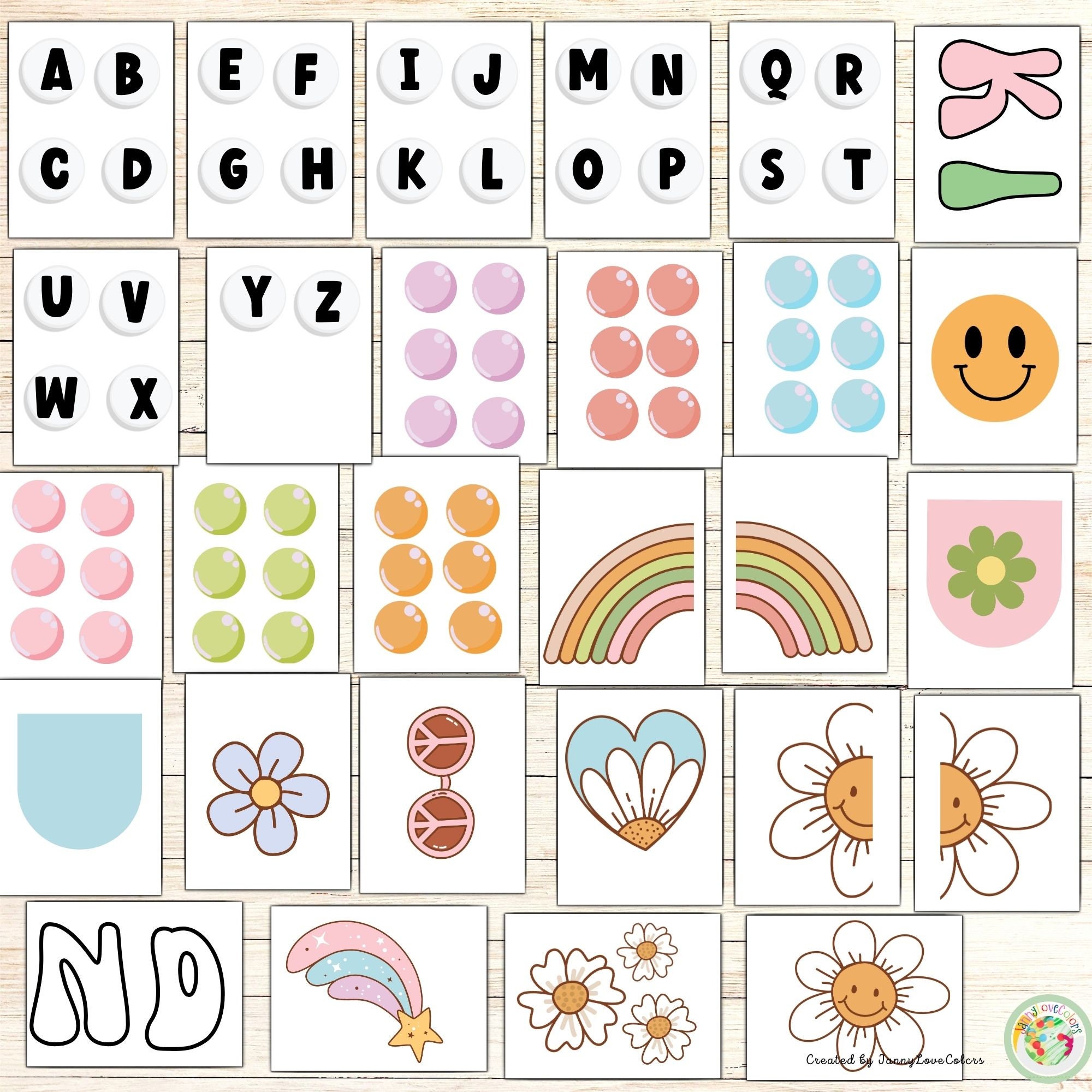 In Our Kindness Era Bulletin Board Kit, Retro Groovy Classroom Decor ...