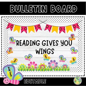 Butterflies Spring Bulletin Board ,door Decoration, Classroom Decor ...