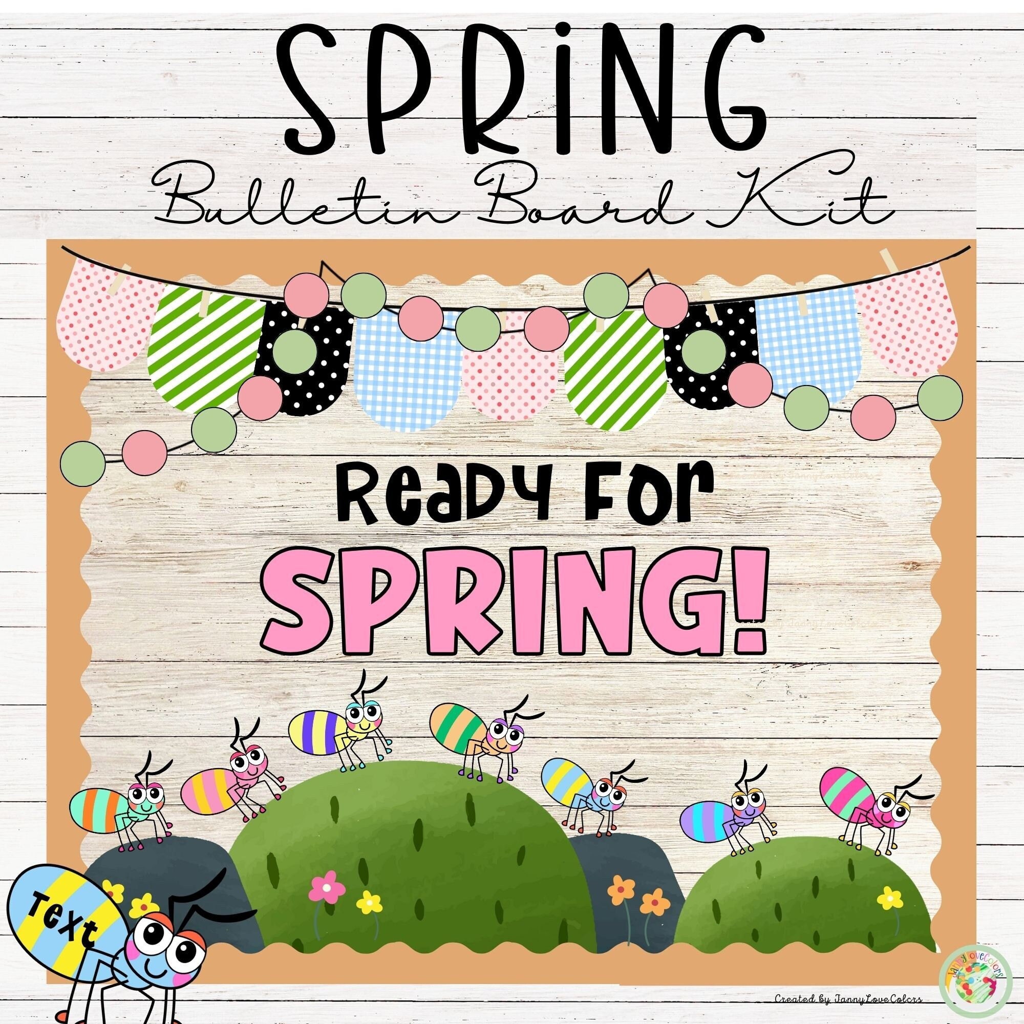 Marching Into Spring Bulletin Board Kit: Classroom Decor (digital ...