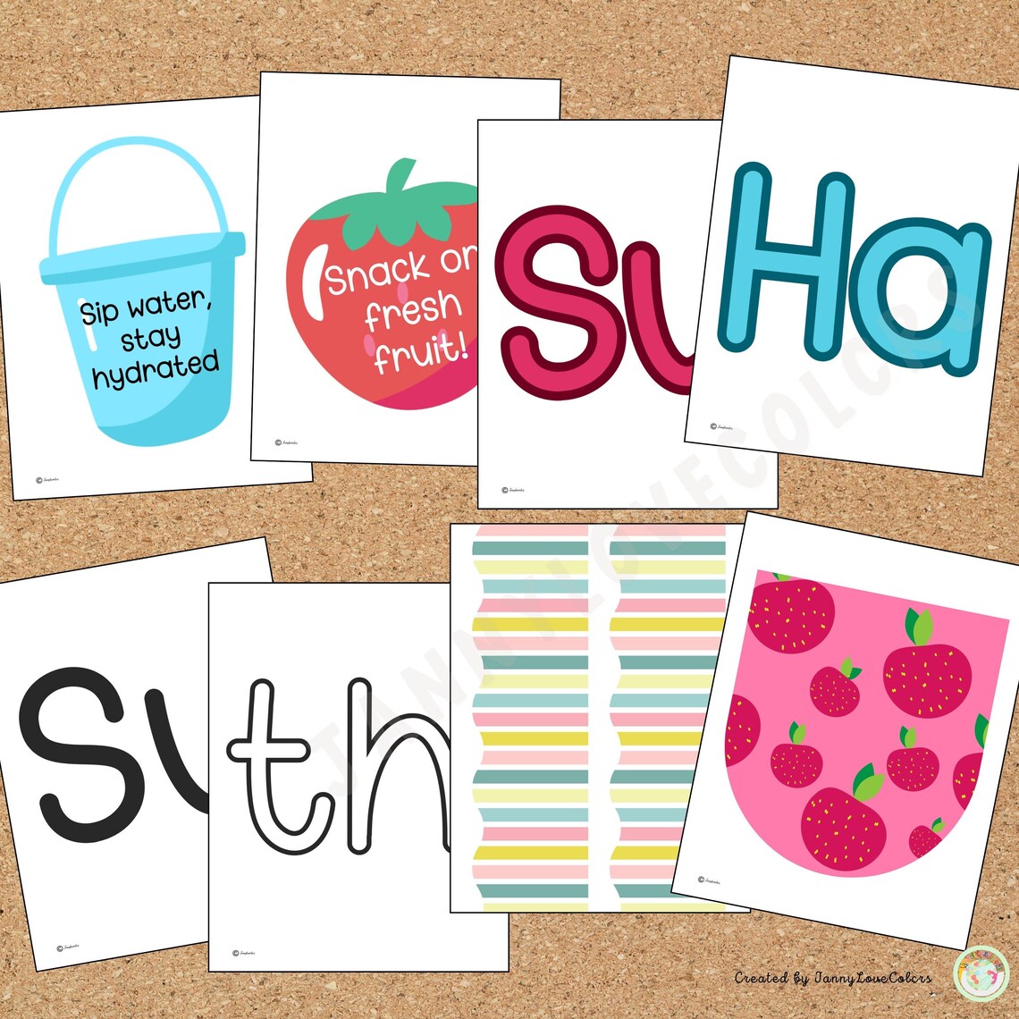 Summer Healthy Habits Bulletin Board Kit: Classroom Decor (printable ...