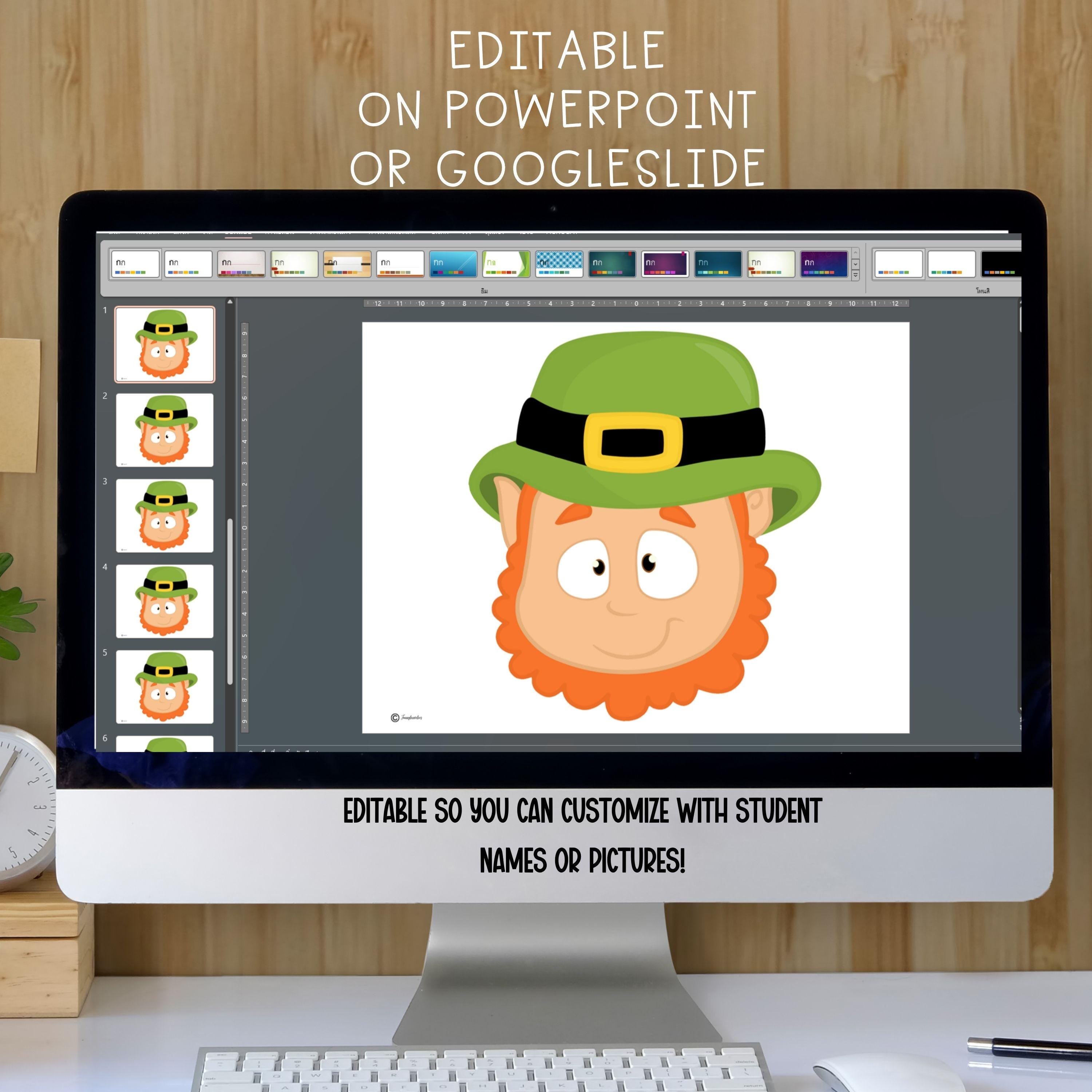 St Patrick's Day Bulletin Board Kit: Classroom Decor (editable) - Etsy