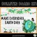 Earth Day World Bulletin Board, Door Decor, March April Spring ...