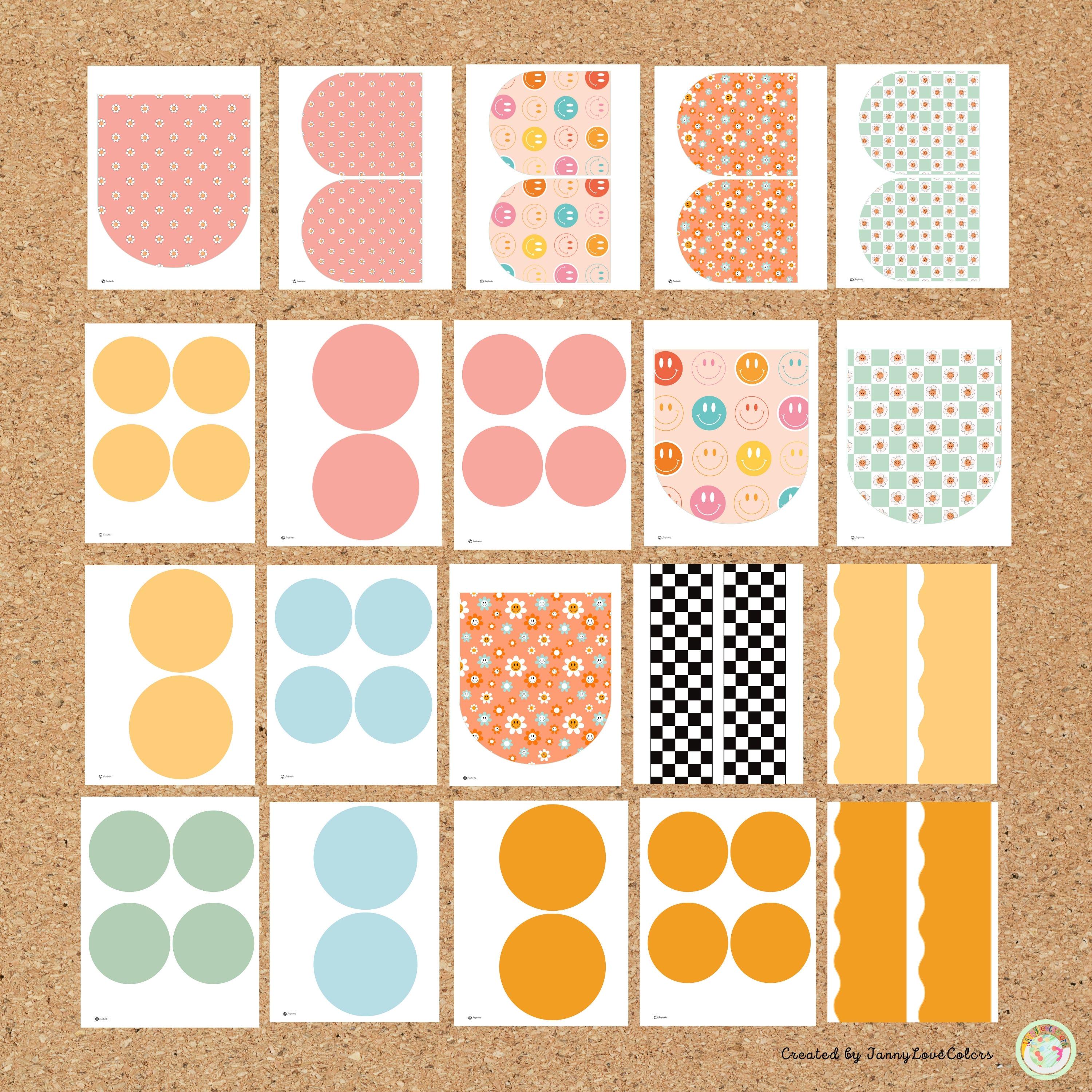 Retro Summer Bulletin Board Decor: Sunshine Classroom Display (editable ...