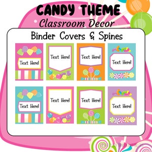 Candy Theme - Classroom Decor Bundle | Back to School Classroom ...