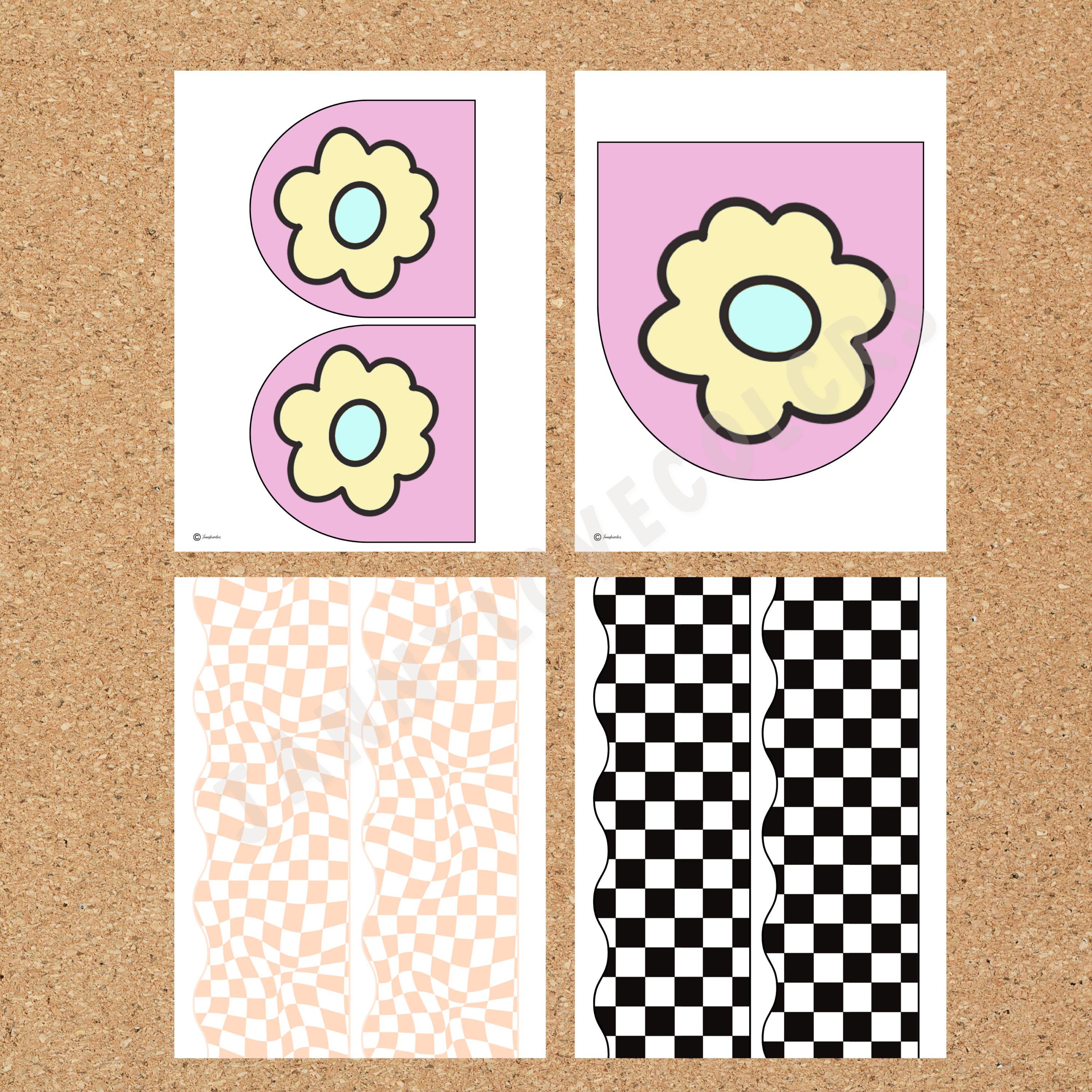 Retro Spring Bulletin Board Kit: Printable Classroom Decor (editable ...