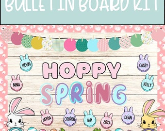 Easter Bulletin Board Kit,every Bunny Welcome,spring Door Decor ...