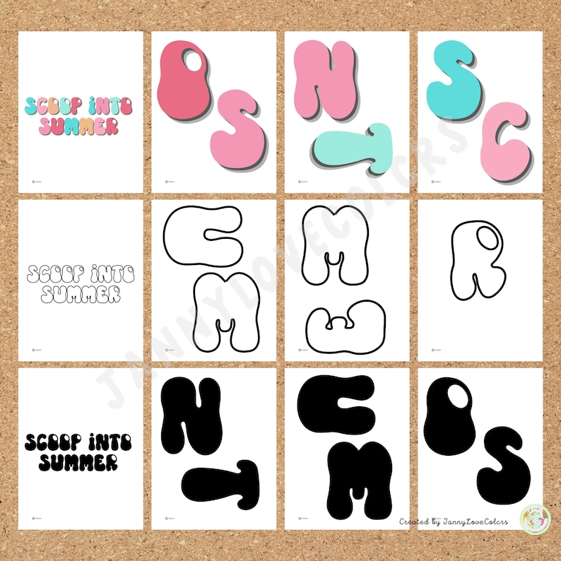 Ice Cream Bulletin Board Kit: Summer Classroom Decor (digital Download ...