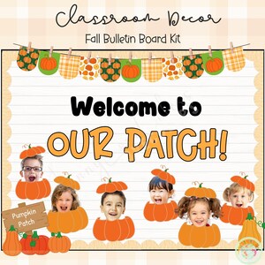 Pumpkin Patch Bulletin Board Kit: Fall Classroom Decor (digital ...