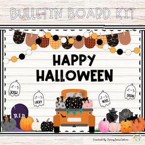 Halloween Bulletin Board Kit, Truck - Halloween - October Bulletin ...