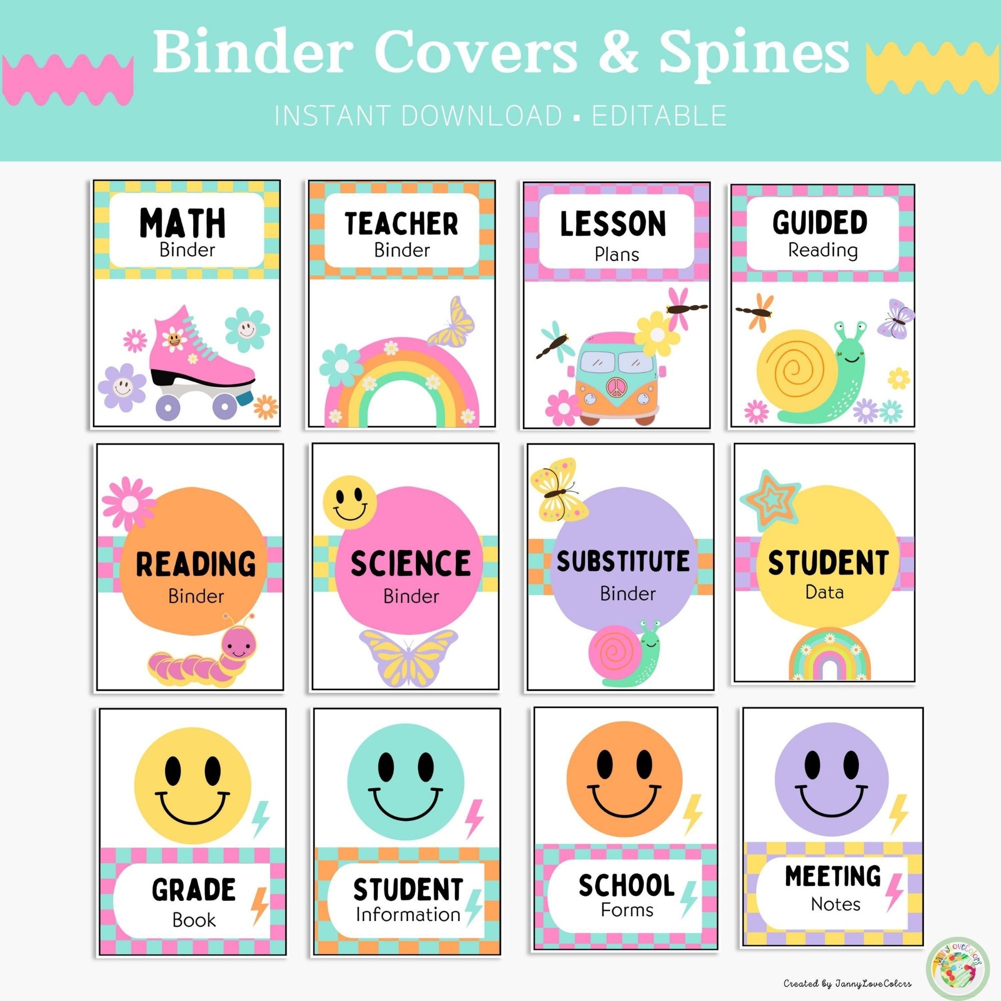 Groovy Garden Classroom Decor Bundle Pastel Classsroom Theme - Etsy