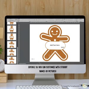 Christmas Bulletin Board Kit | Gingerbread | December Class Decor ...