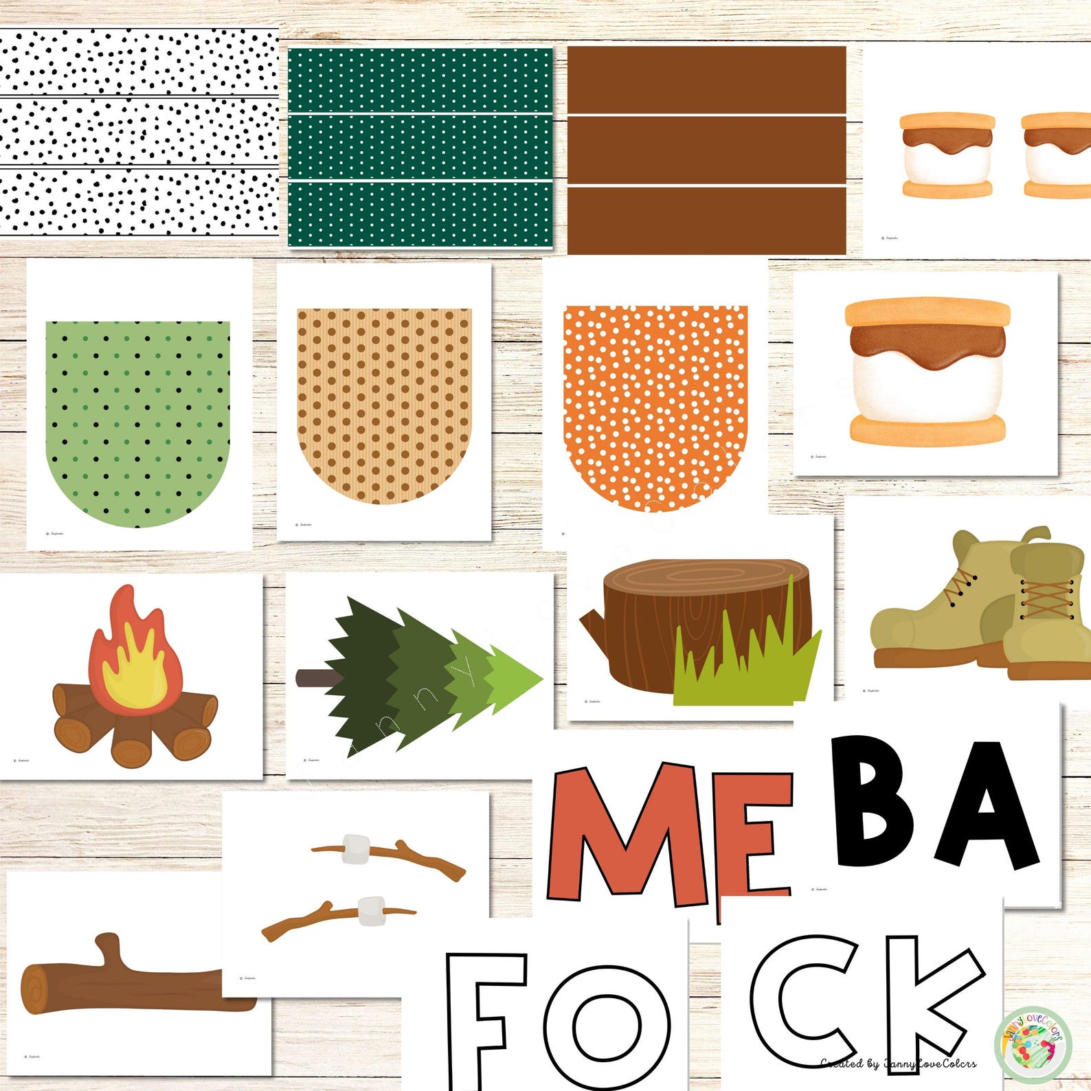 S'more Learning Campfire Bulletin Board Kit, Back to School Camping ...